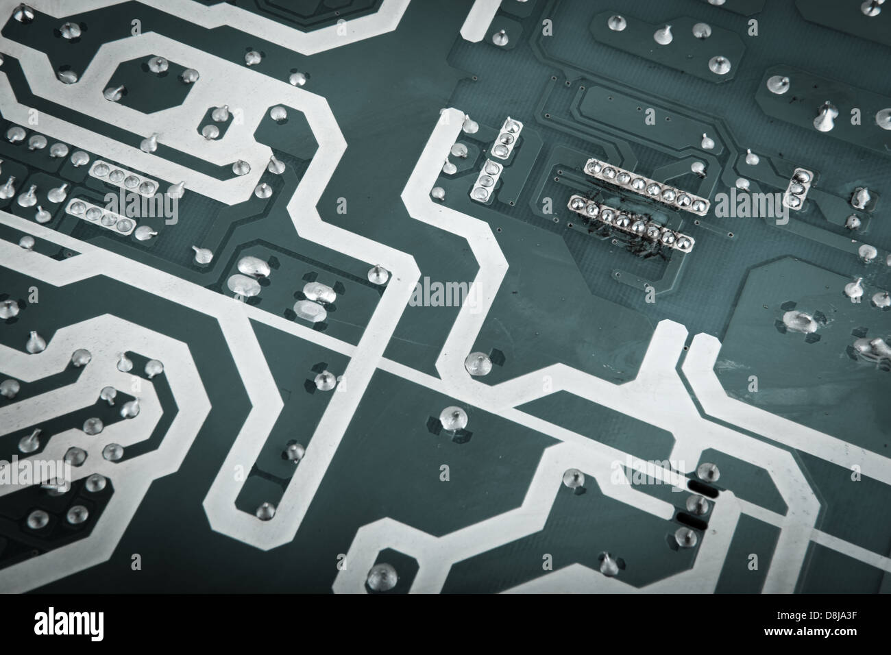 circuit board from the computer closeup Stock Photo - Alamy