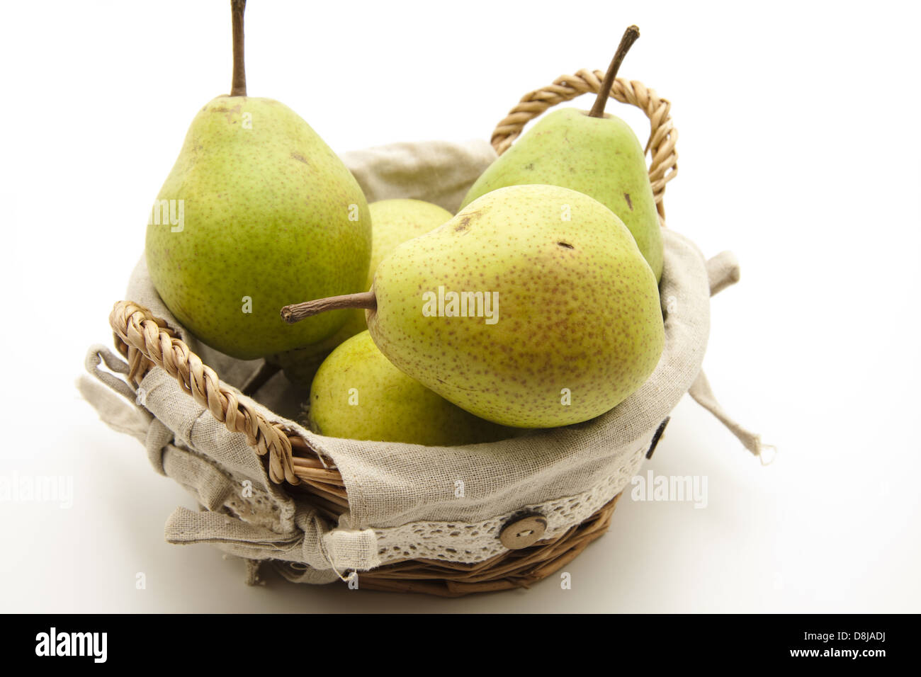 Pears in the basket Stock Photo - Alamy