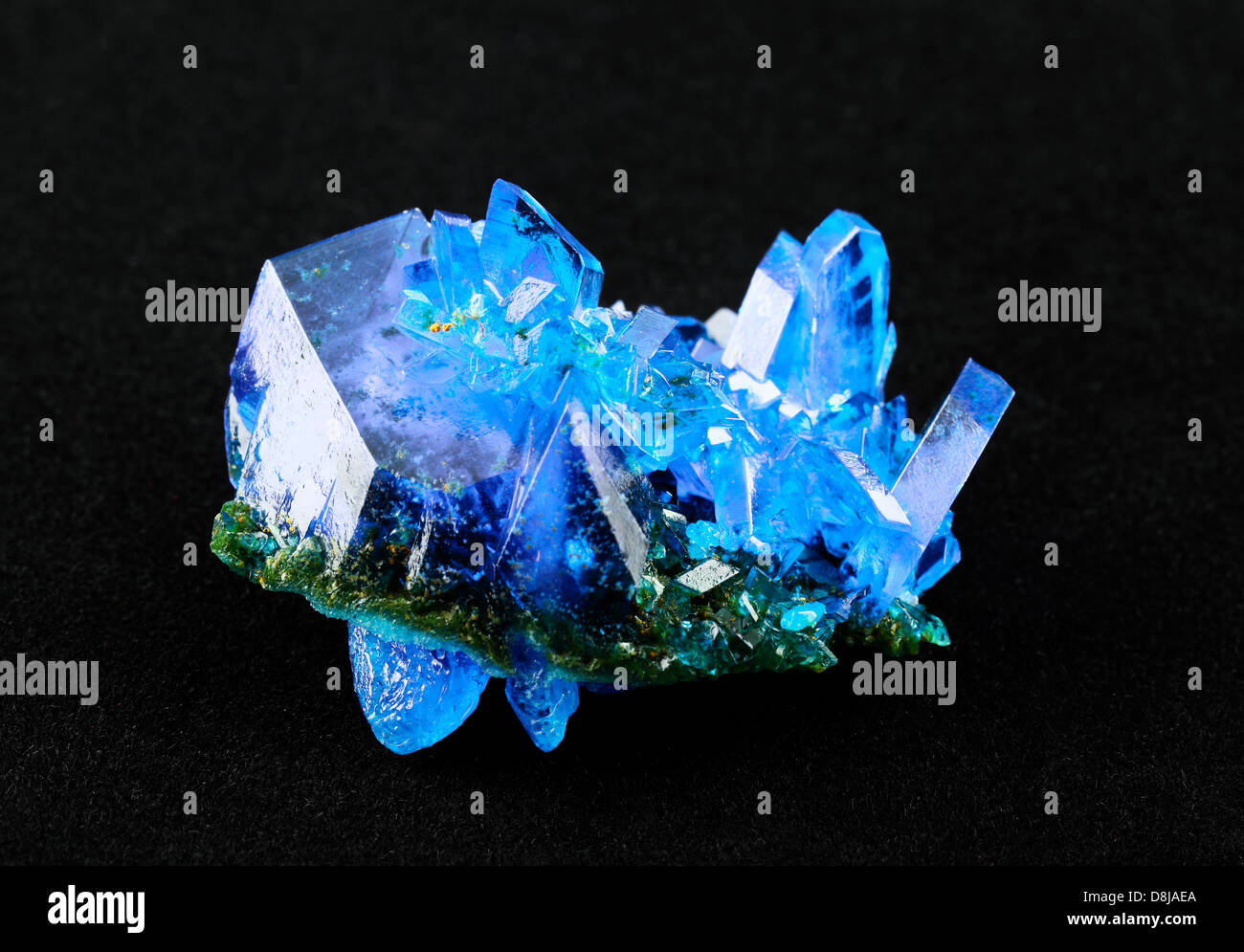 Crystals of blue vitriol - Copper sulfate Stock Photo - Alamy