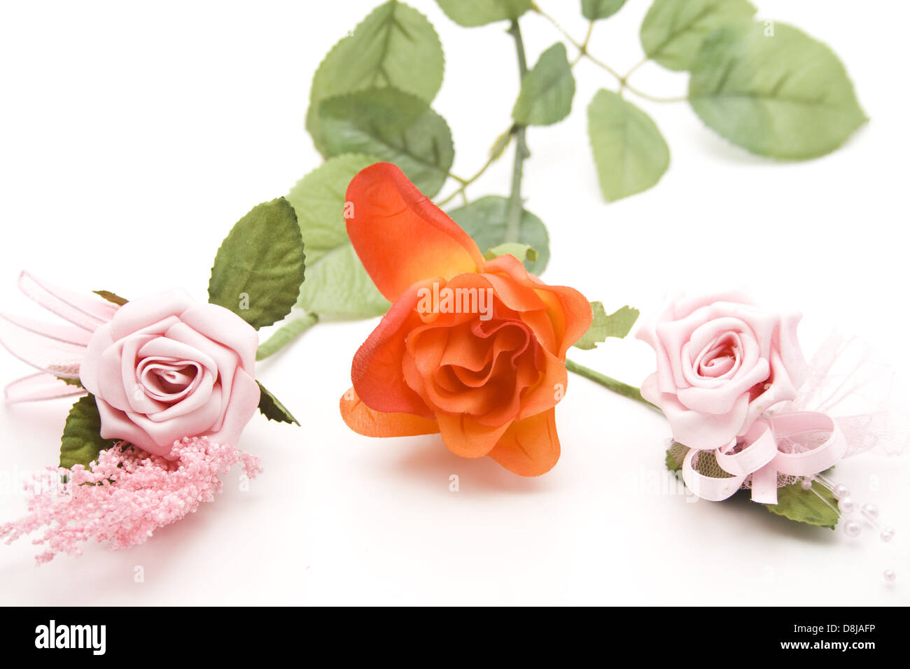 Red and pink roses Stock Photo - Alamy