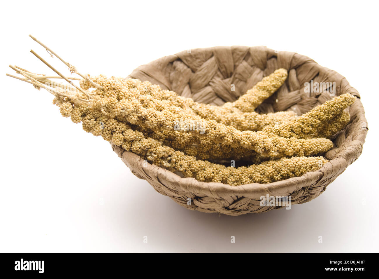 Millet in basket hi-res stock photography and images - Alamy