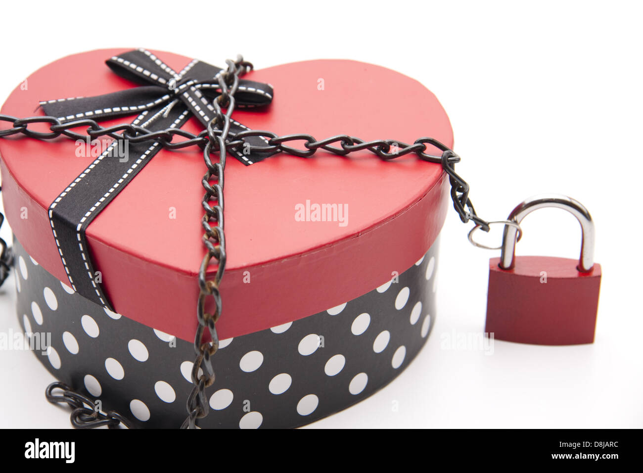 Heart with lock Stock Photo - Alamy