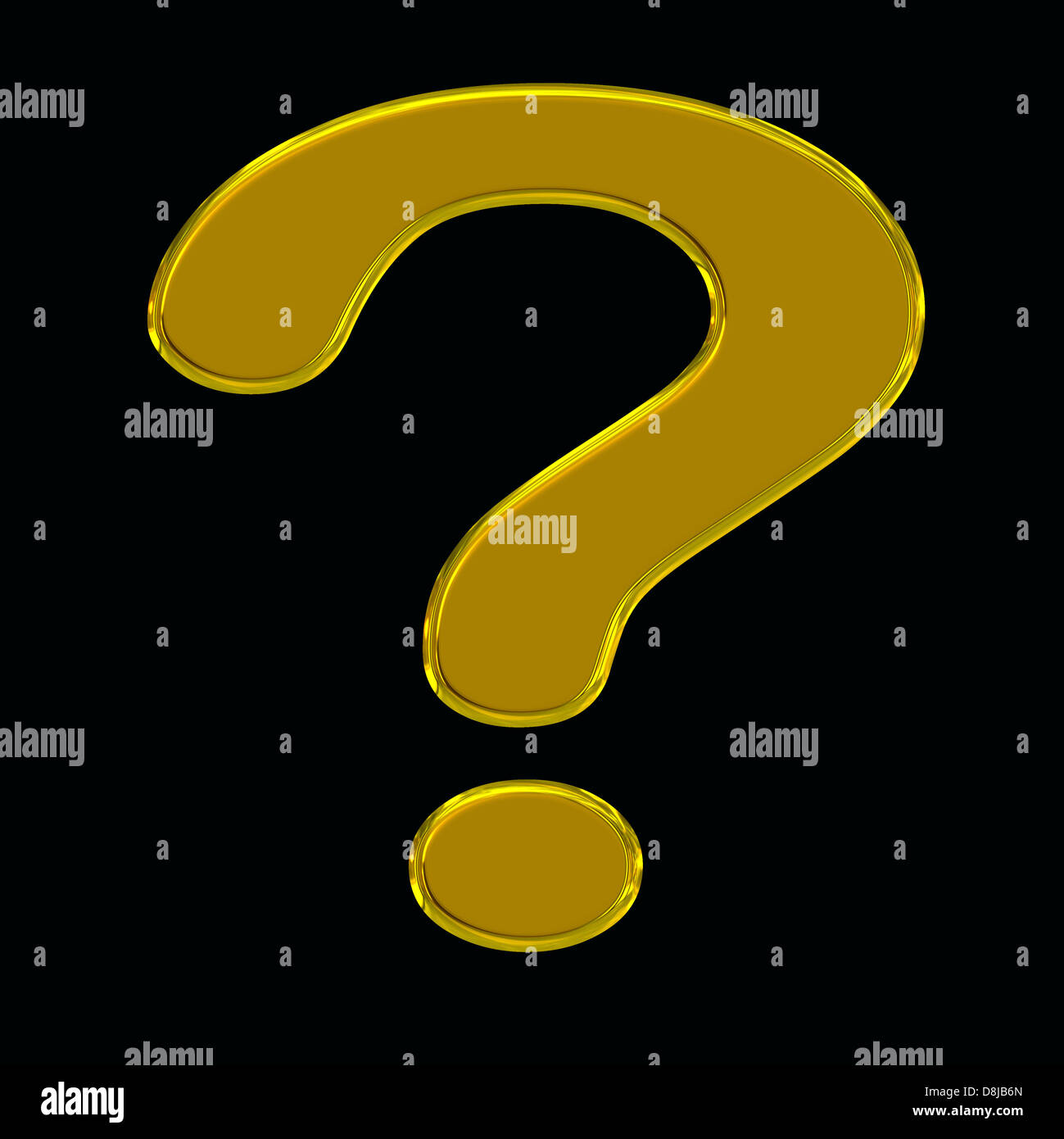 Golden question mark hi-res stock photography and images - Alamy