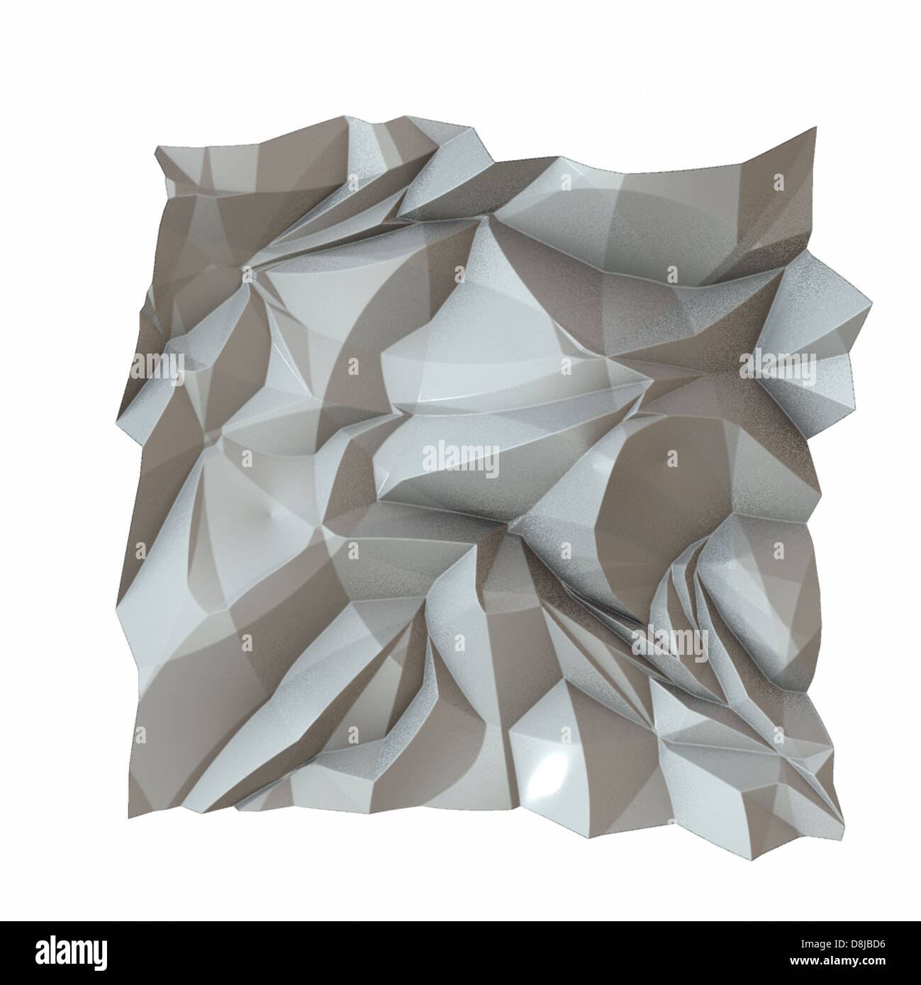 Crumpled white paper Stock Photo - Alamy