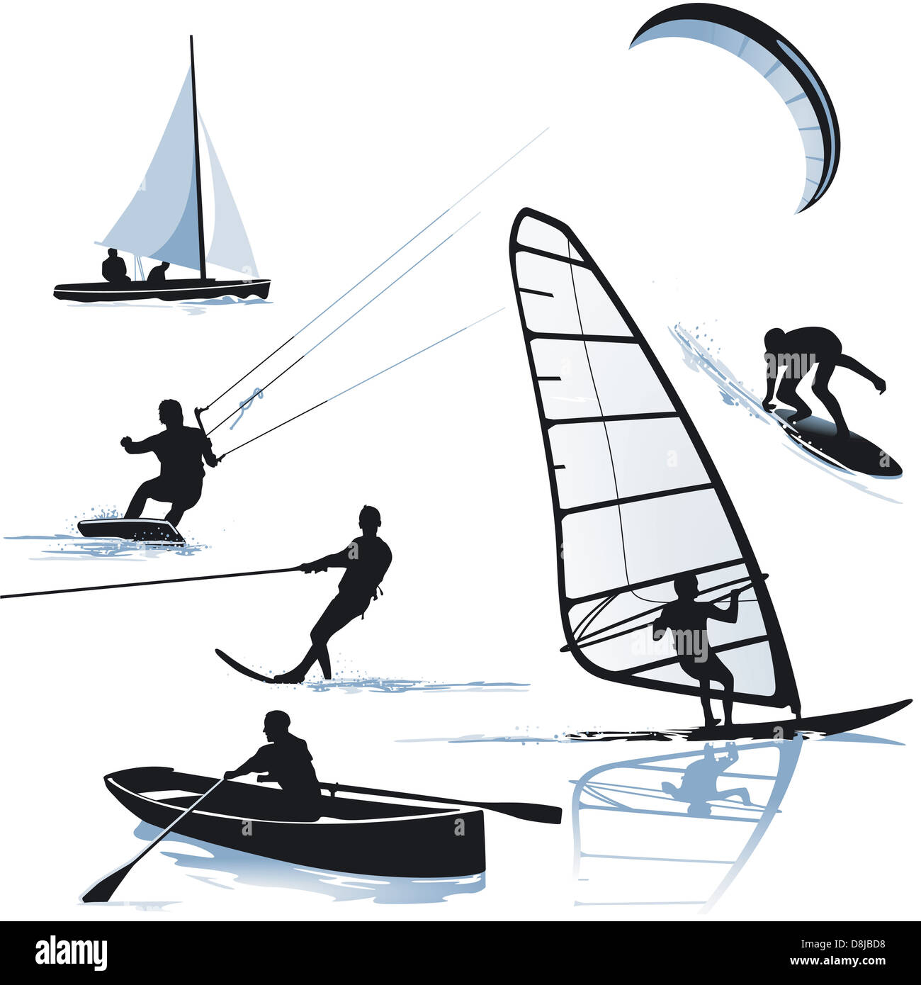 Sport Water Sports Cut Out Stock Images & Pictures - Alamy