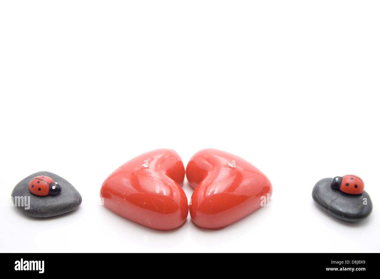 Heart with stones Stock Photo - Alamy