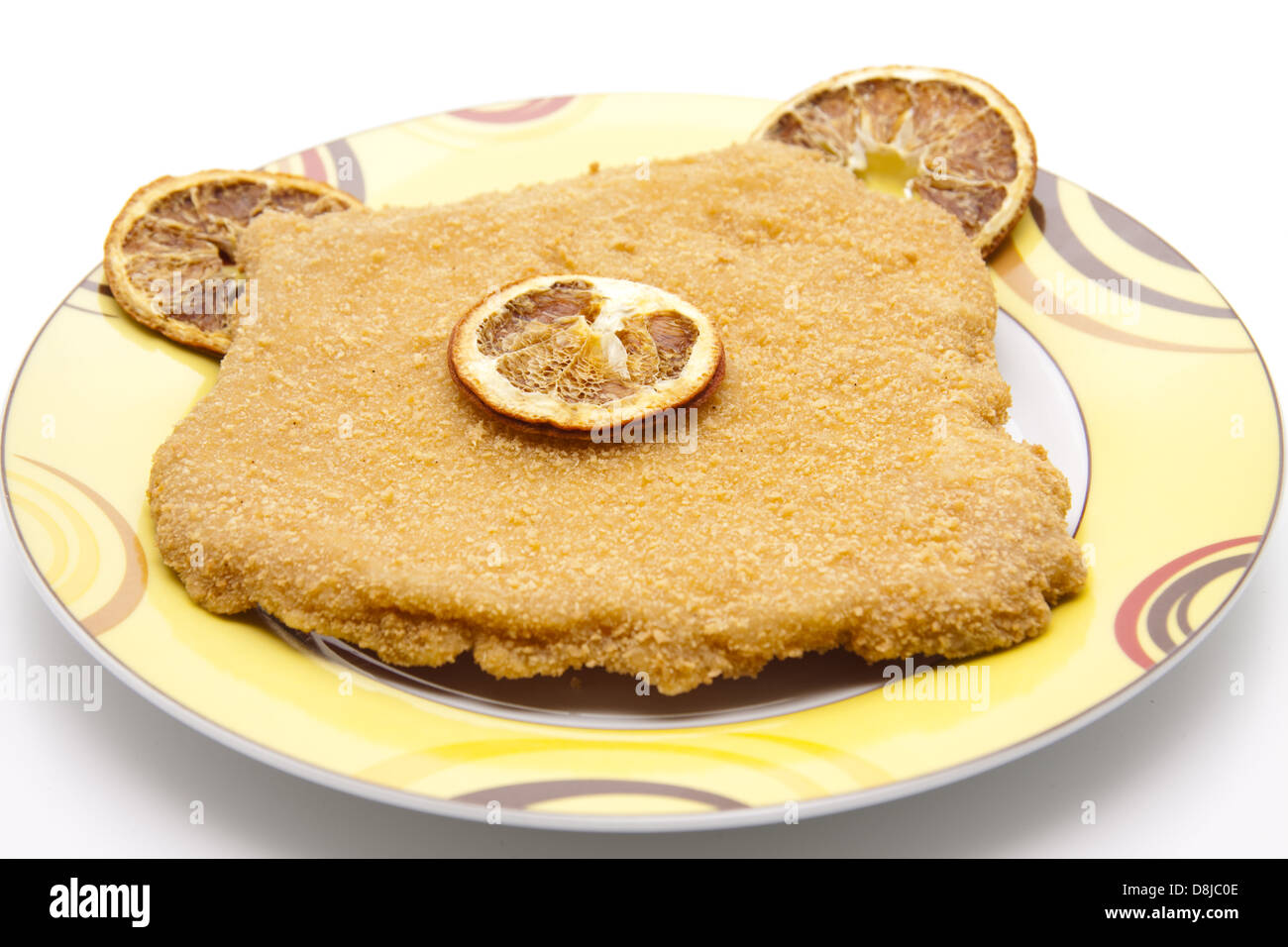 Cutlet with lemon Stock Photo - Alamy