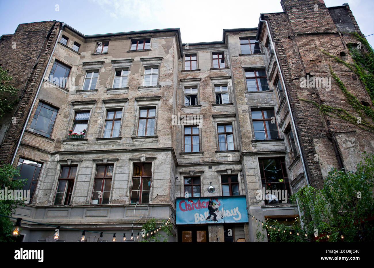 Exterior view of Claerchens Ballhaus in Berlin, Germany, 17 May 2013 ...