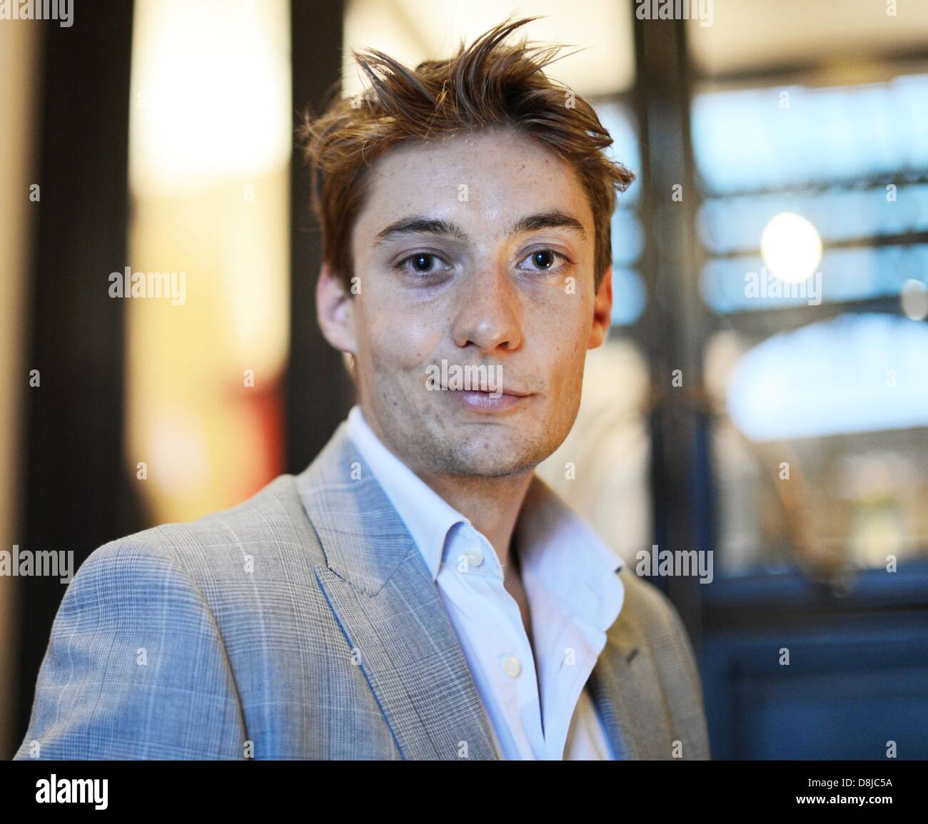 The founder of startup company 'A Space For Art' Charlie Smedley poses ...