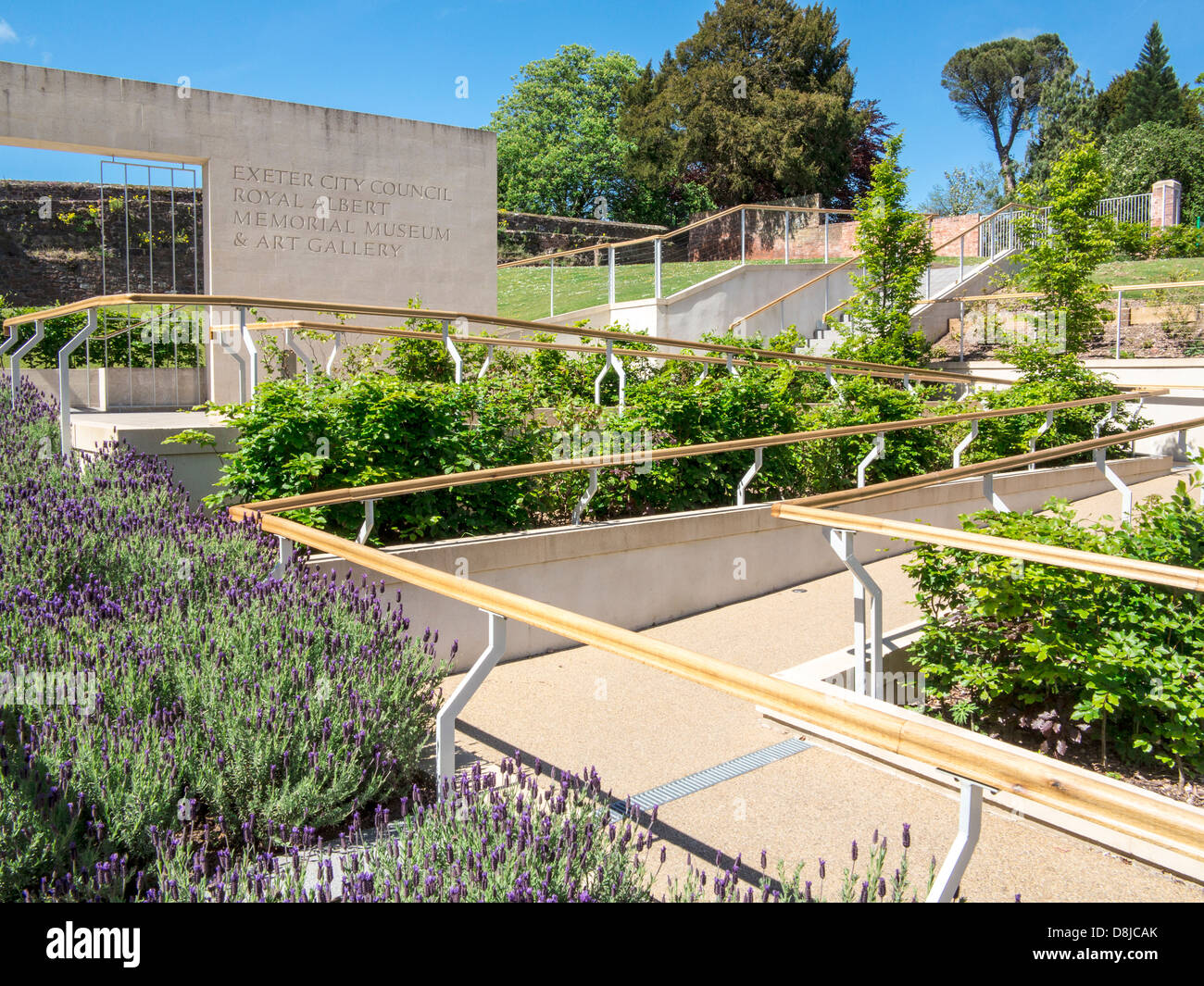 Royal Albert Memorial Museum and Art Gallery sign and entrance, Exeter ...