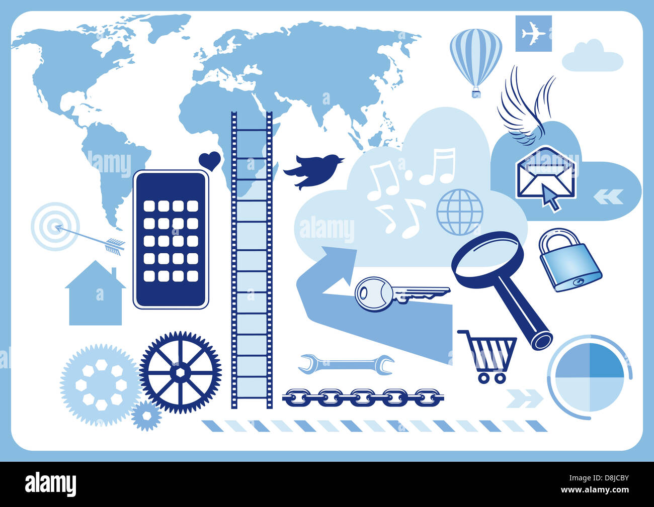 E navigation hi-res stock photography and images - Alamy