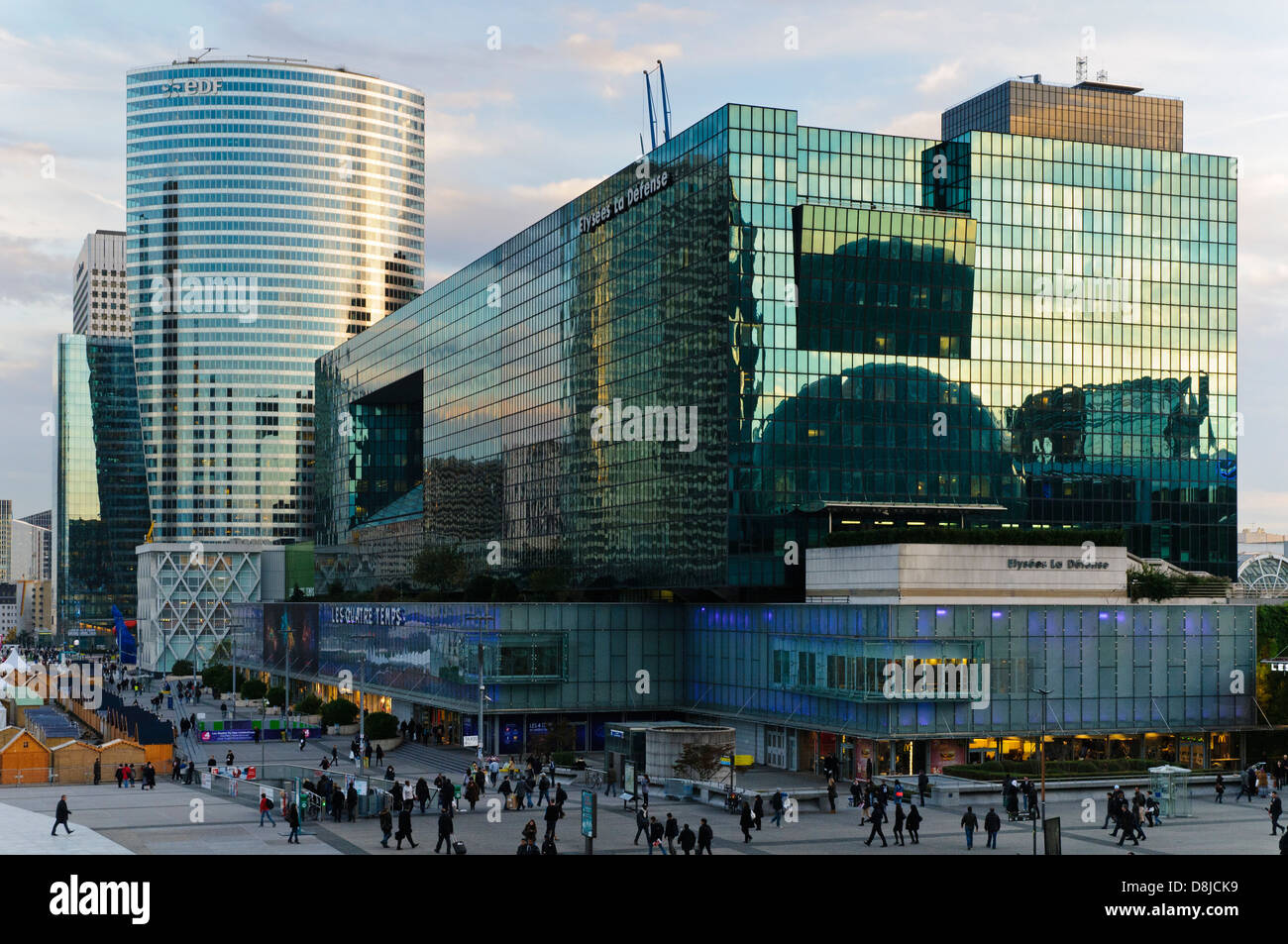 Financial district of La Defense, Puteaux, Paris, France Stock Photo ...