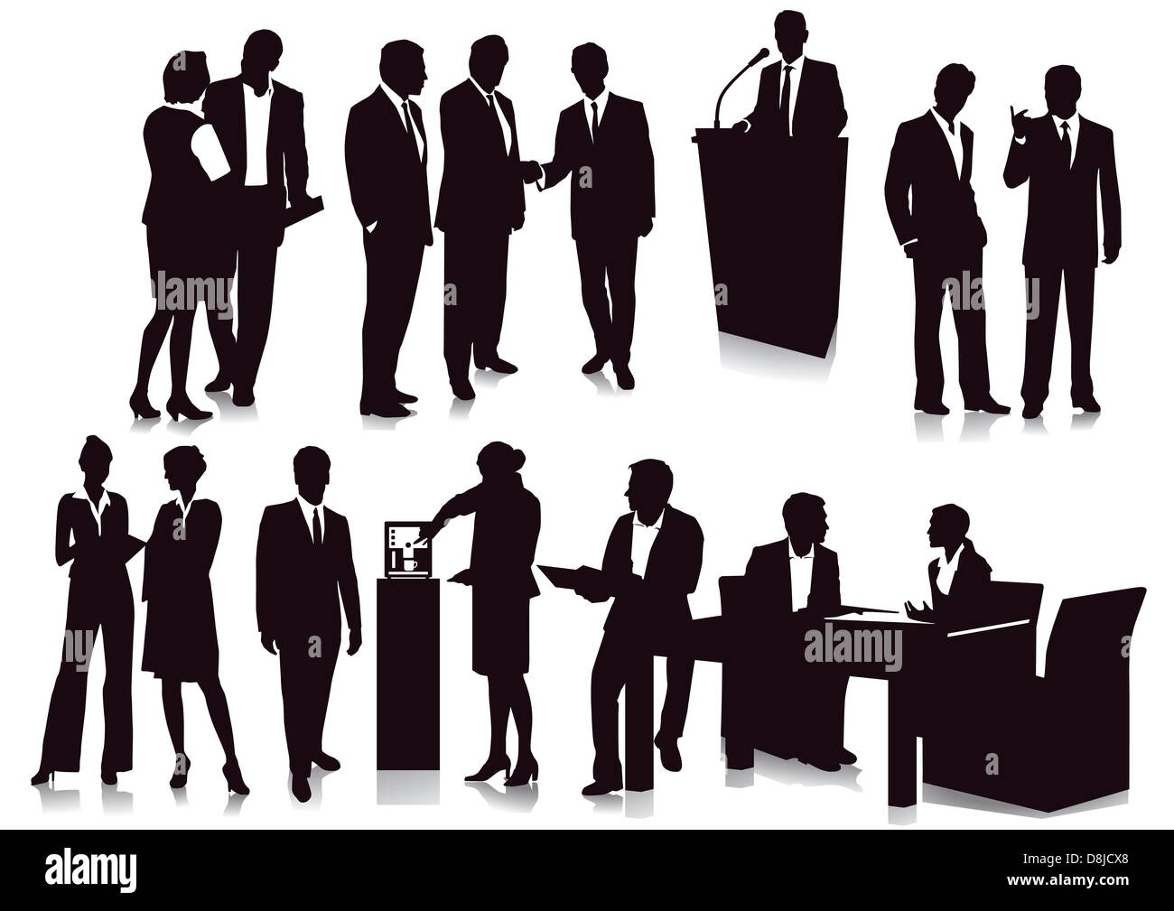 Team employees corporate staff businessmen hi-res stock photography and ...