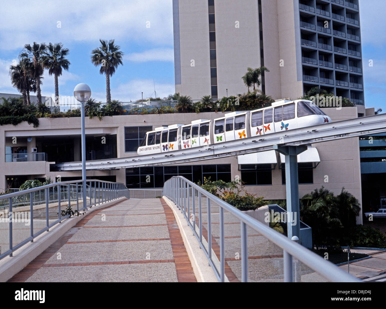 Monorail, Broadbeach, Queensland, Australia Stock Photo - Alamy