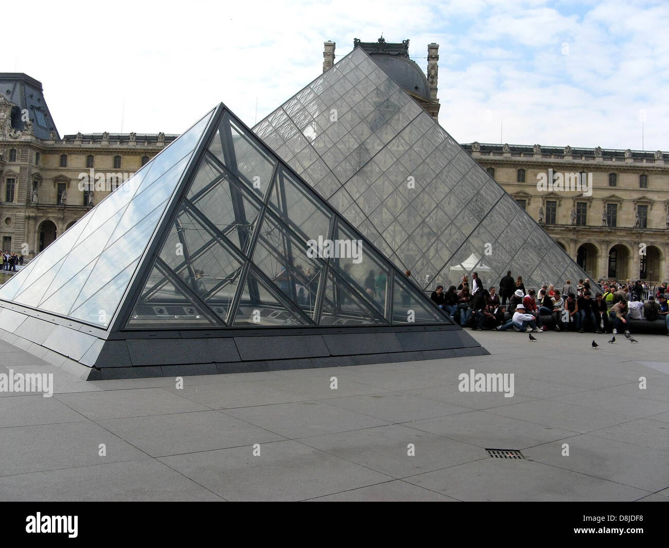The Louvre Pyramid is a glass and metal structure located in the ...