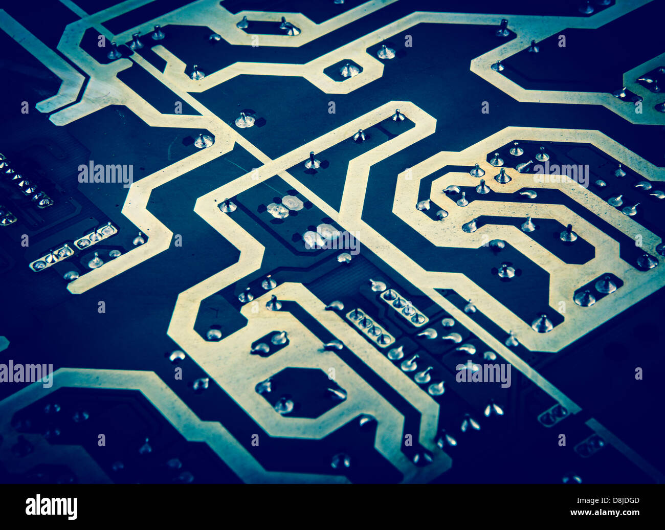 close-up of electronic circuit board Stock Photo - Alamy