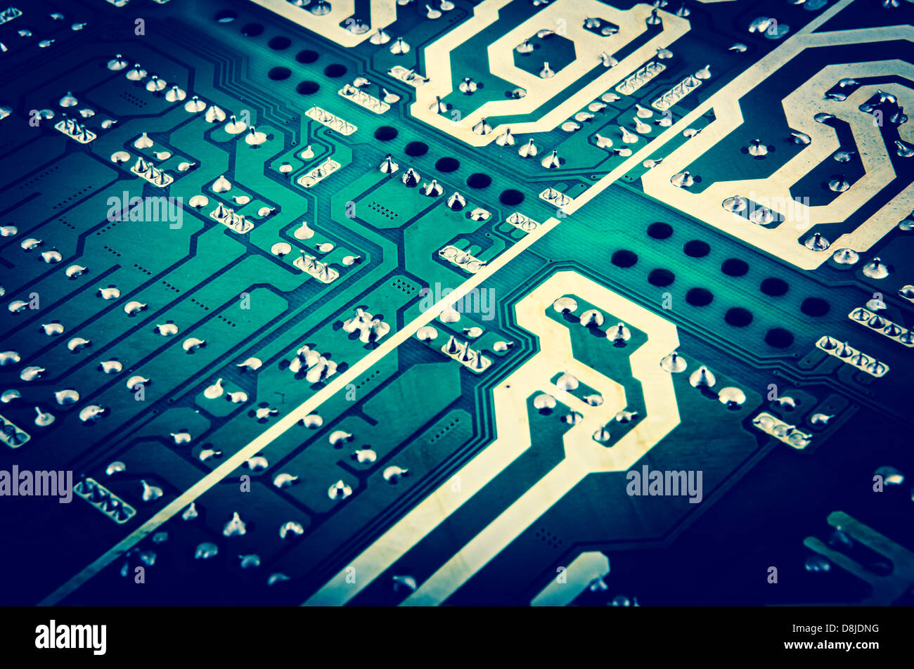 close-up of electronic circuit board Stock Photo - Alamy