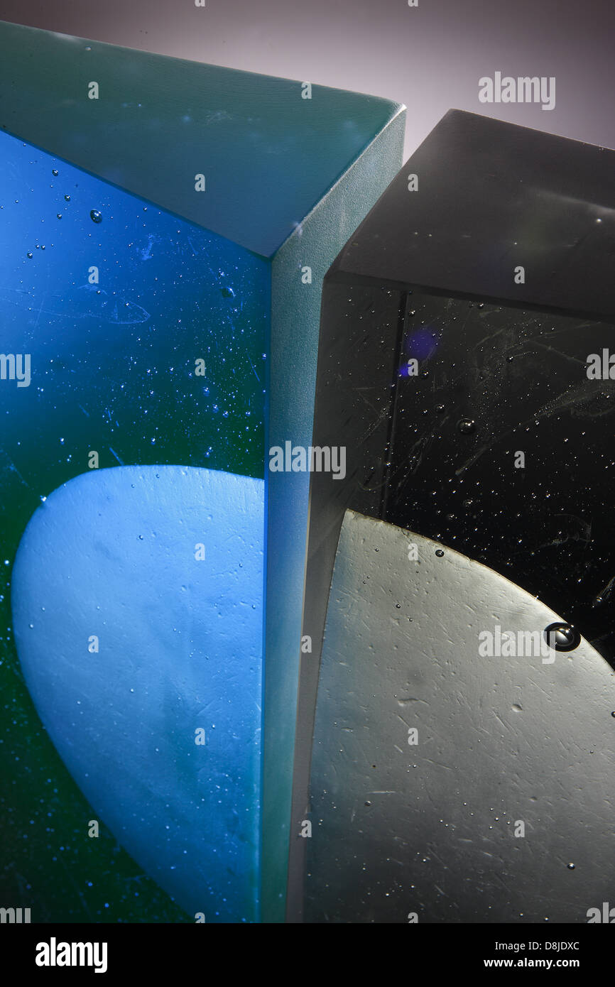 Kiln formed glass art Stock Photo - Alamy