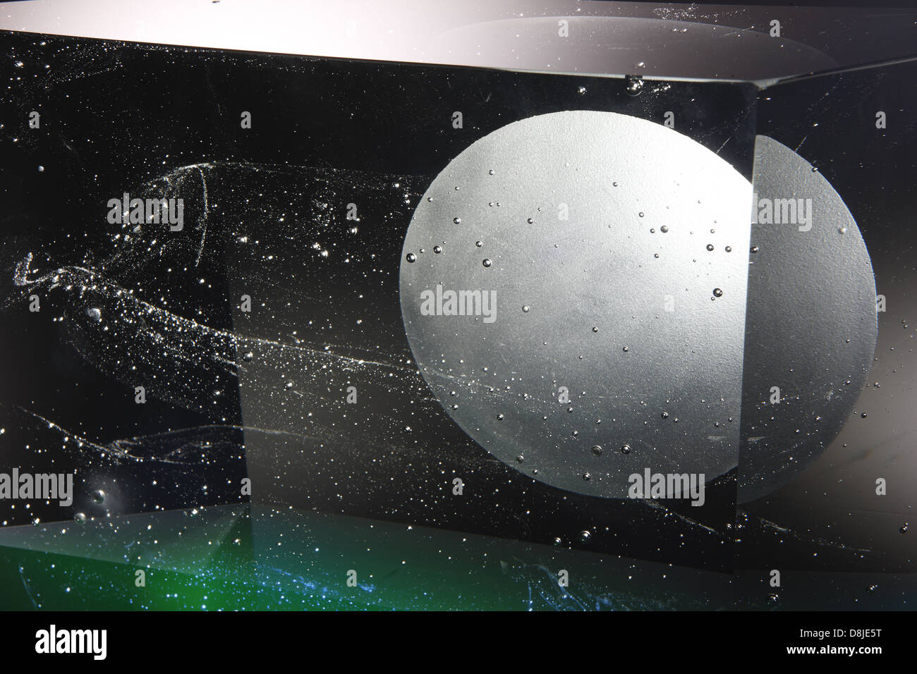 Kiln formed glass art Stock Photo - Alamy