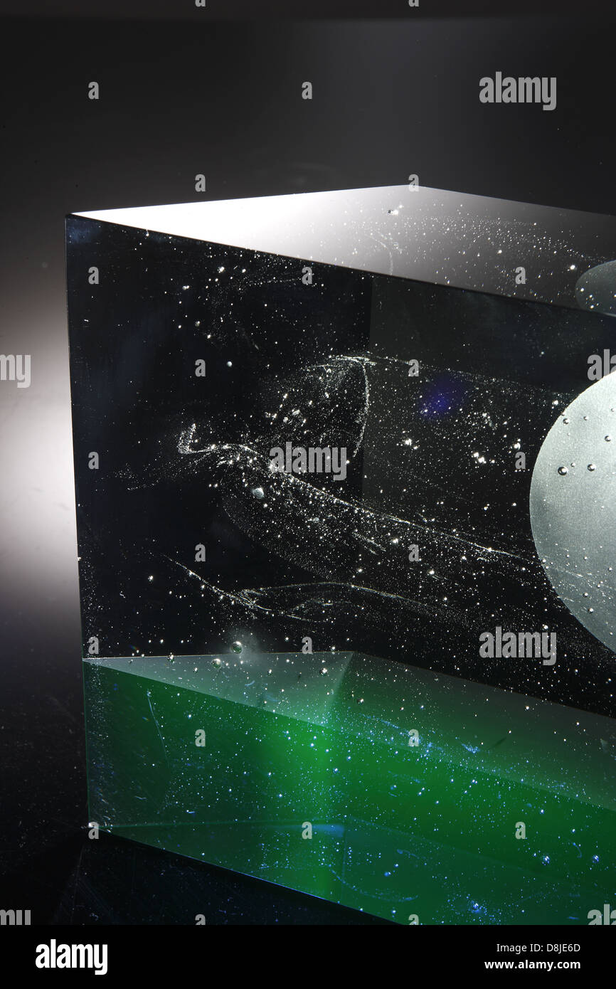 Kiln formed glass art Stock Photo - Alamy