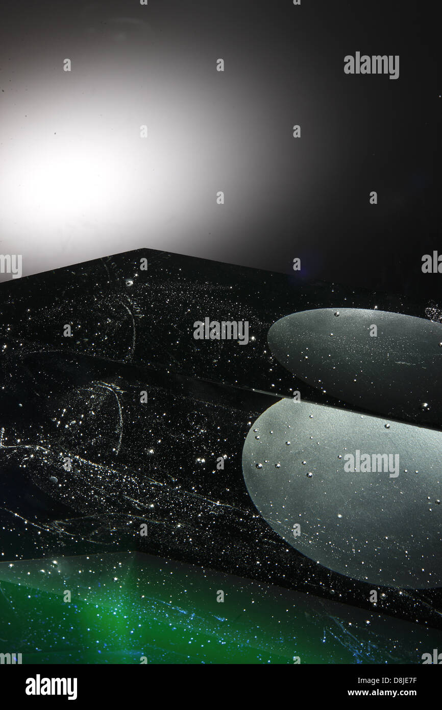 Kiln formed glass art Stock Photo - Alamy