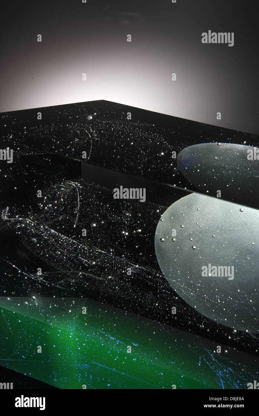 Kiln formed glass art Stock Photo - Alamy