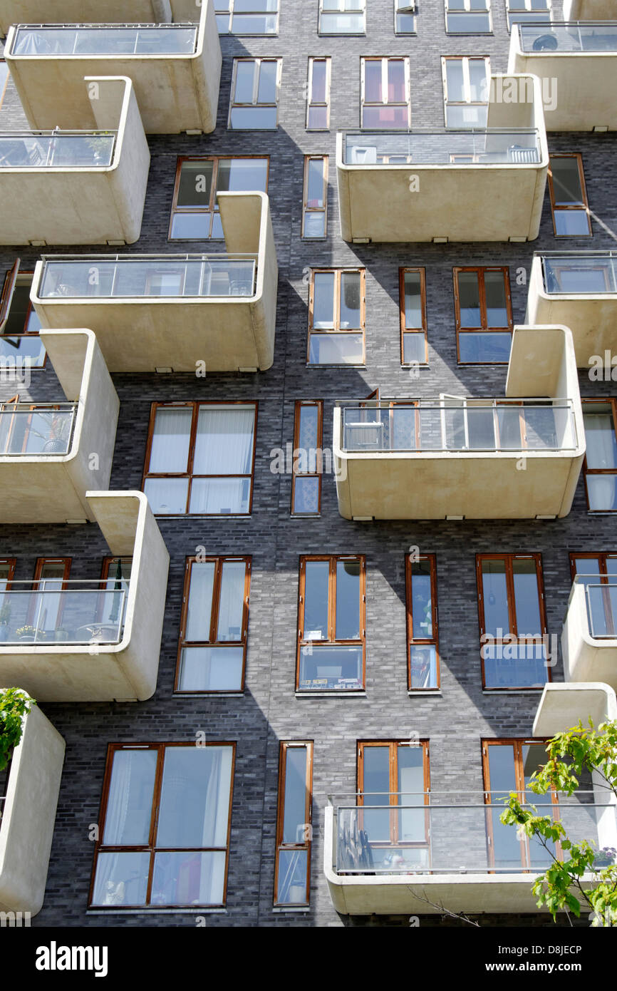 Modern apartment buildings, Copenhagen, Denmark Stock Photo - Alamy