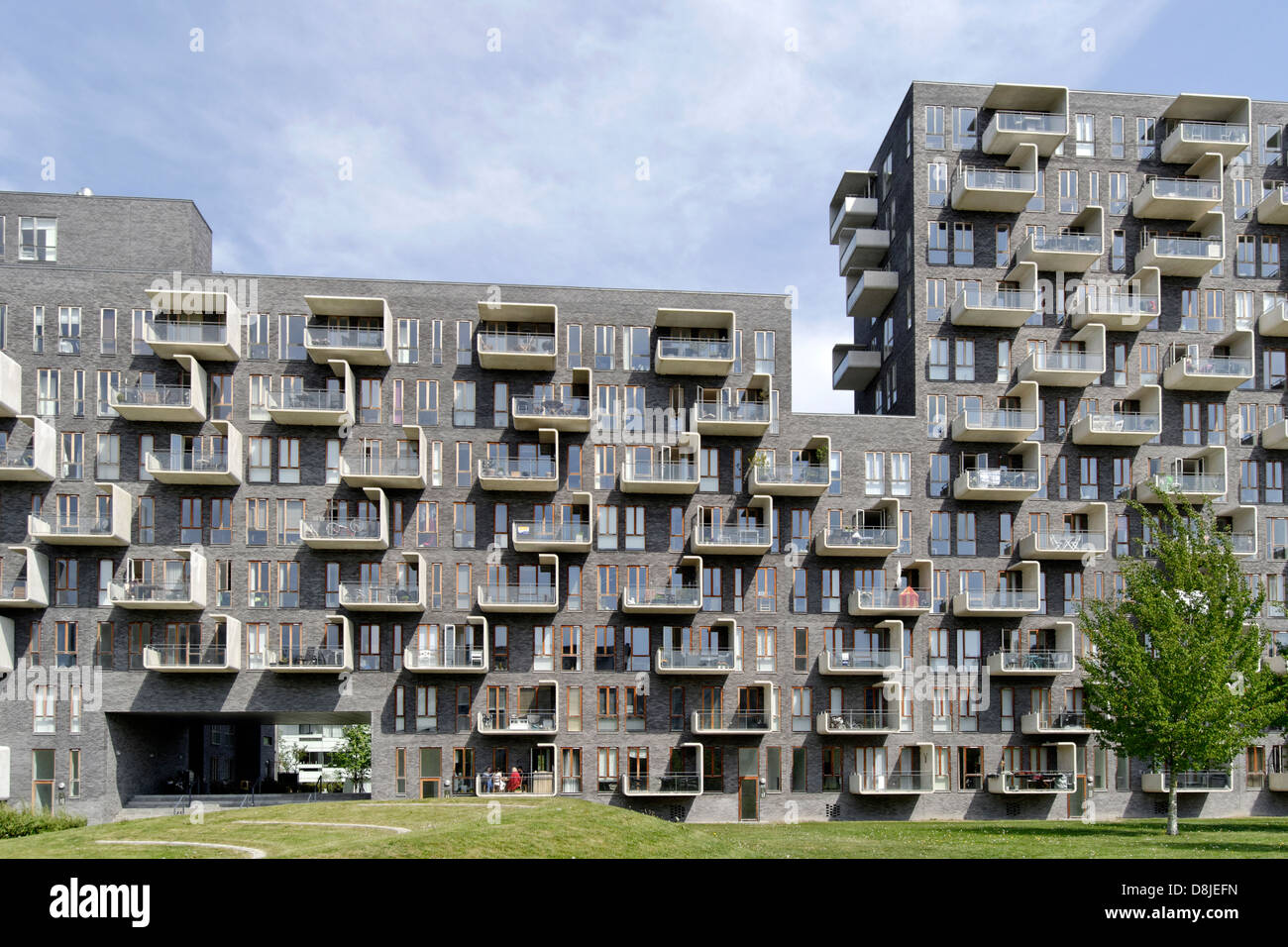 Modern apartment buildings, Copenhagen, Denmark Stock Photo - Alamy