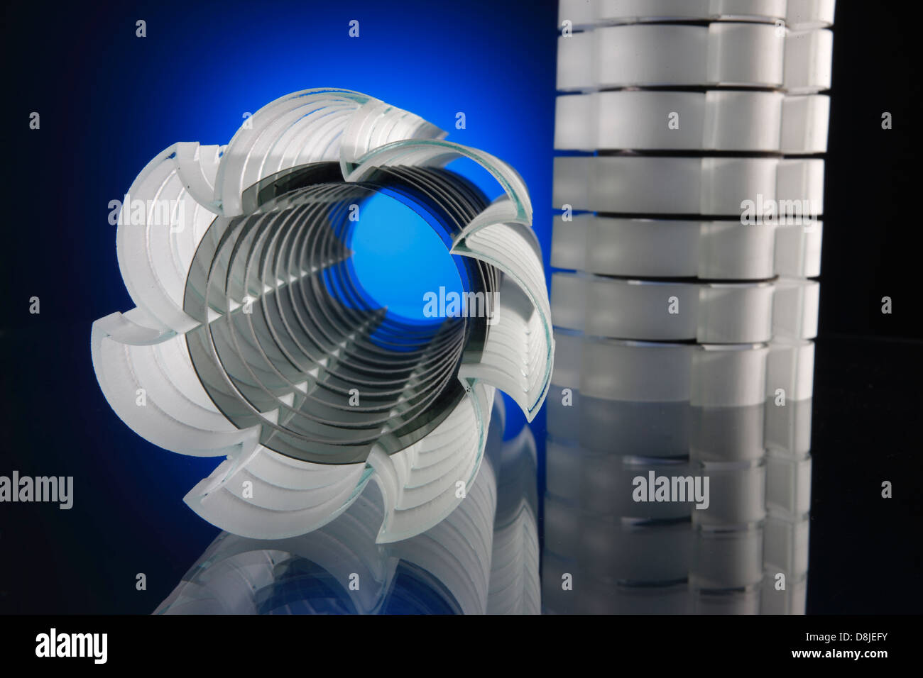 water jet cut glass Stock Photo - Alamy