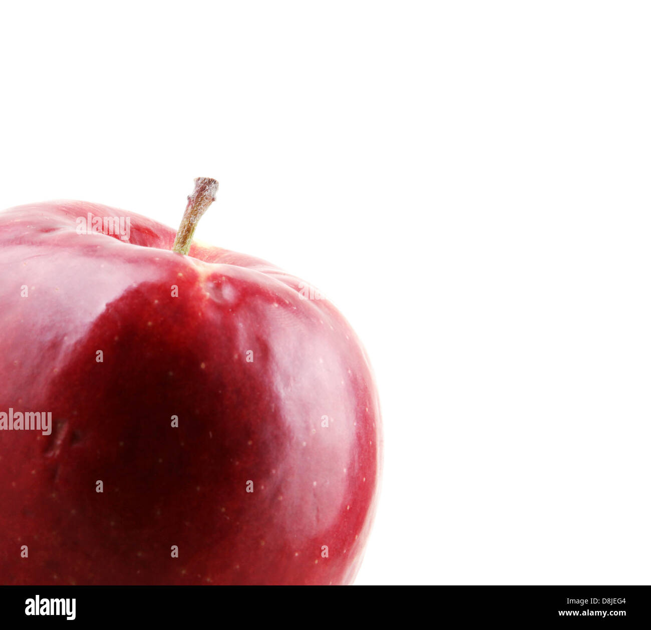 Fresh red apple Stock Photo - Alamy