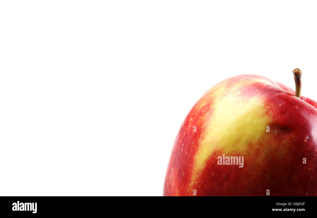 Fresh red apple Stock Photo - Alamy