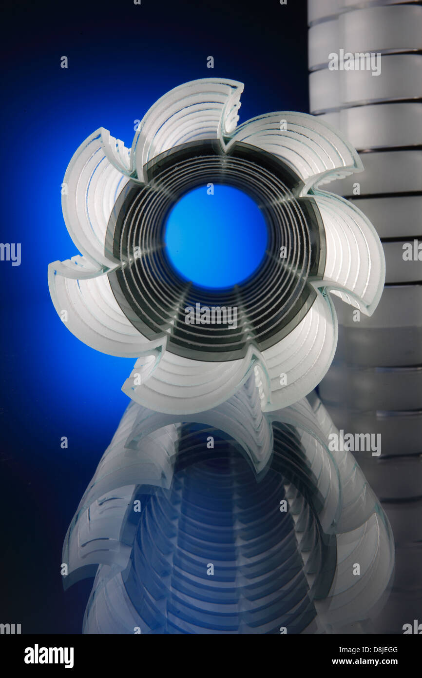 water jet cut glass Stock Photo - Alamy