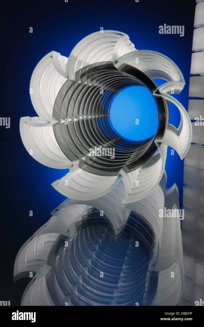 water jet cut glass Stock Photo - Alamy