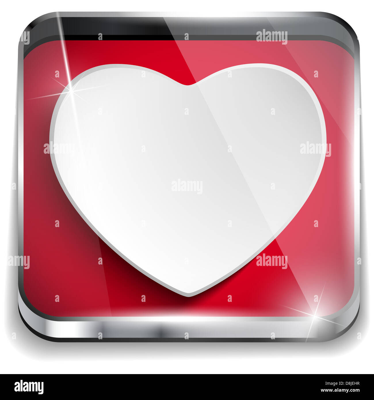 Gift icon metal app Cut Out Stock Images & Pictures - Alamy
