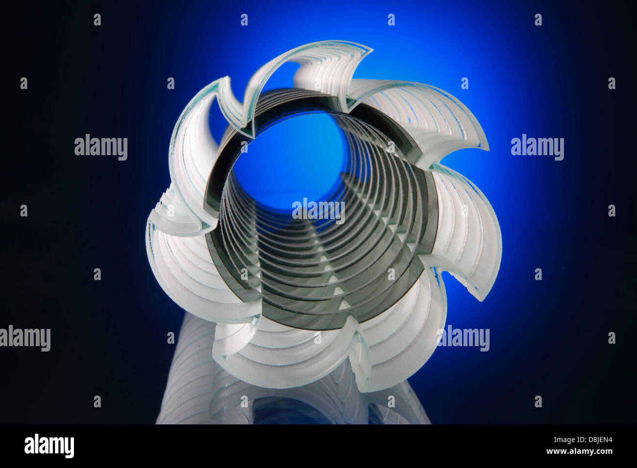 water jet cut glass Stock Photo - Alamy