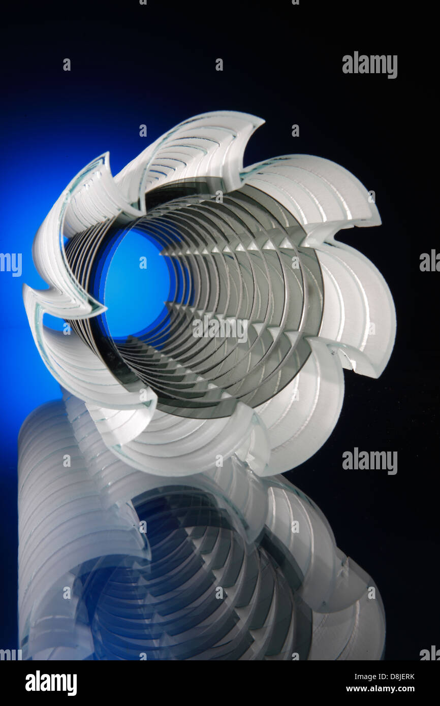 water jet cut glass Stock Photo - Alamy