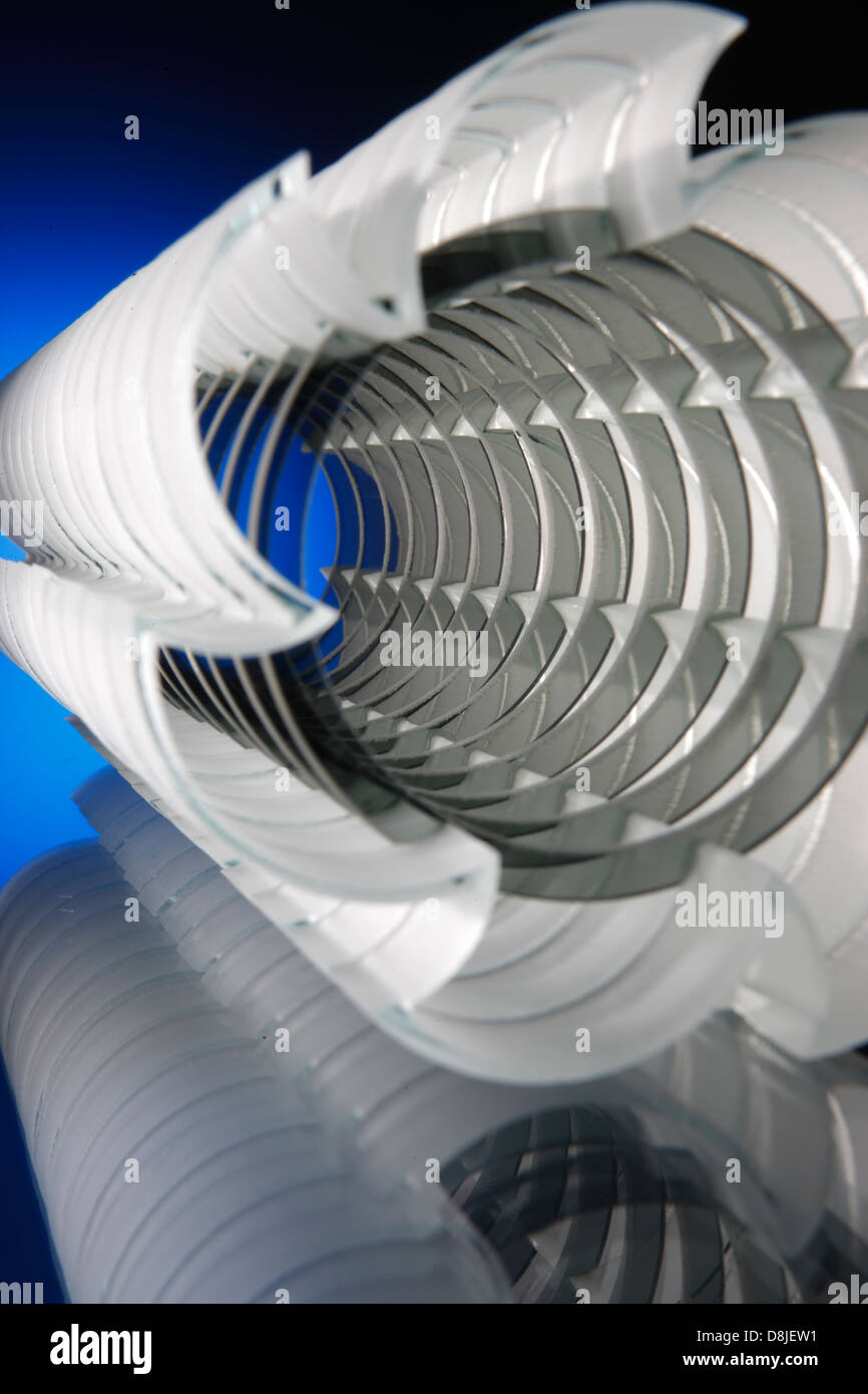 water jet cut glass Stock Photo - Alamy