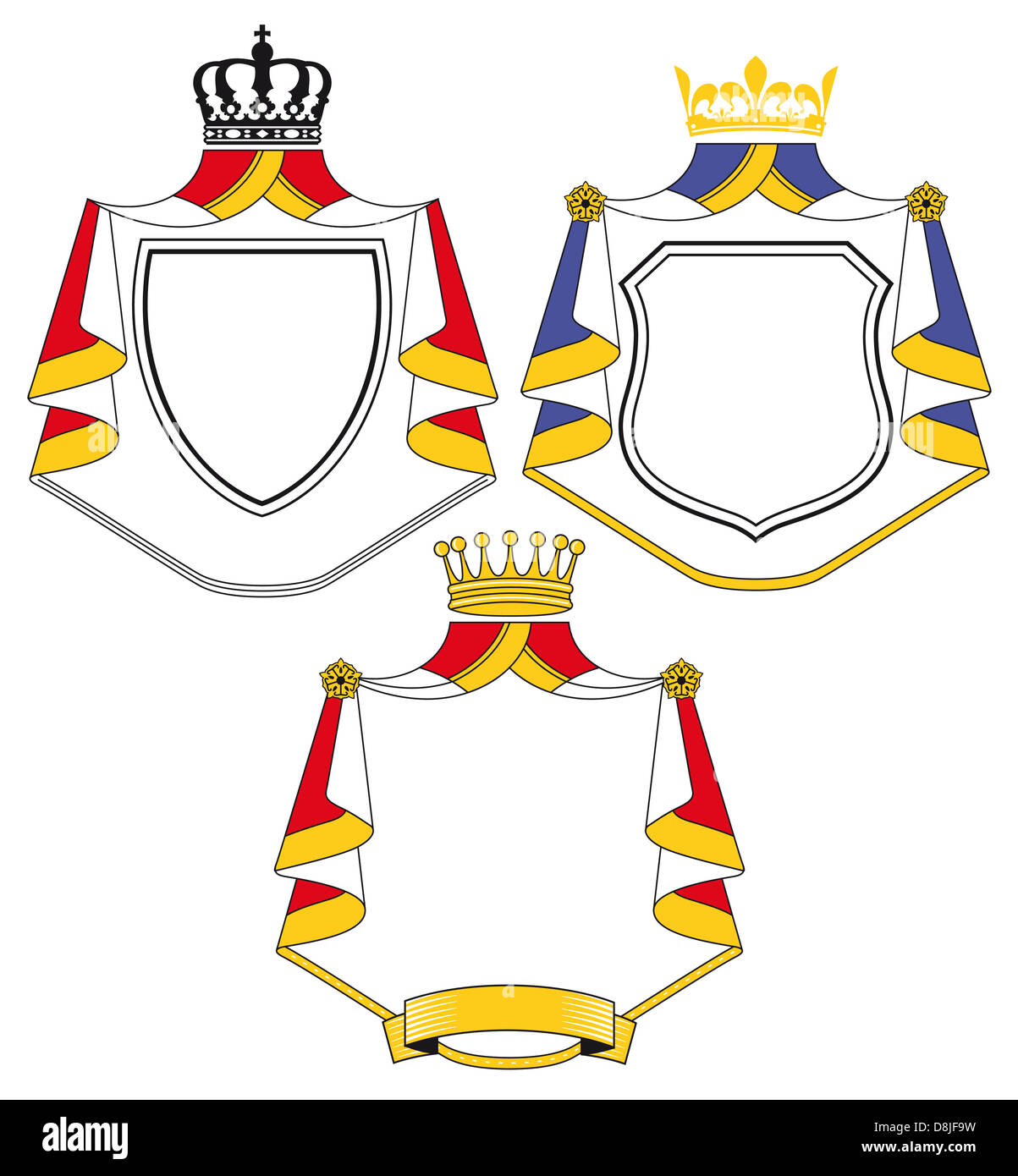 Crest with coat Stock Photo - Alamy