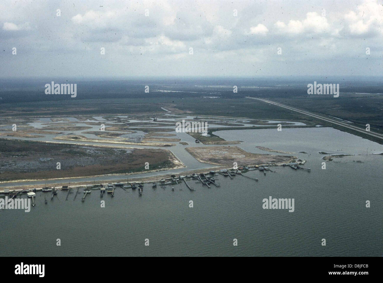 A marina development project, featuring the construction of docks and ...