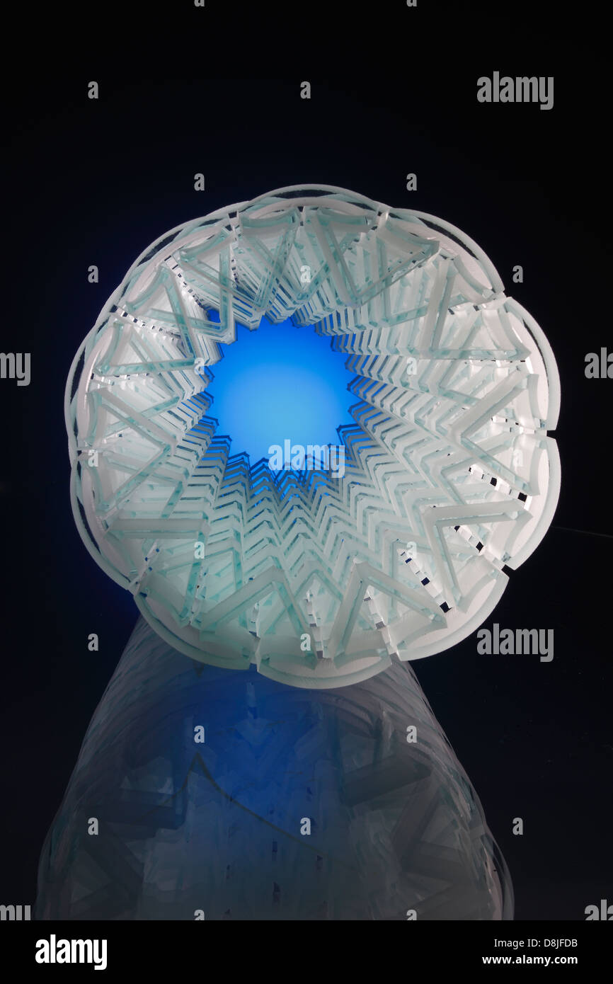 water jet cut glass Stock Photo - Alamy