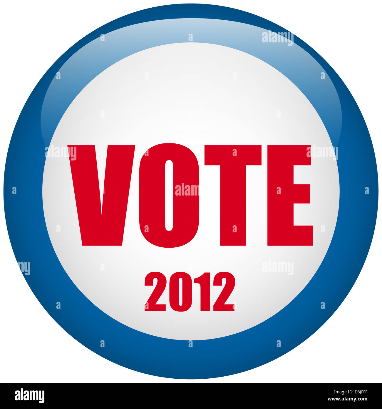 Vector - United States Election Vote Button Stock Photo - Alamy