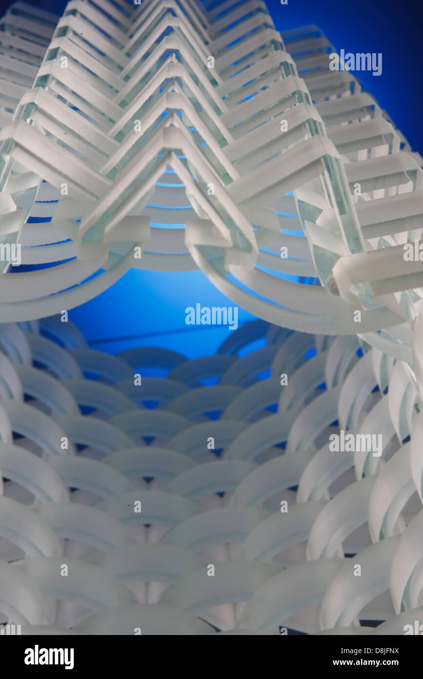 water jet cut glass Stock Photo - Alamy