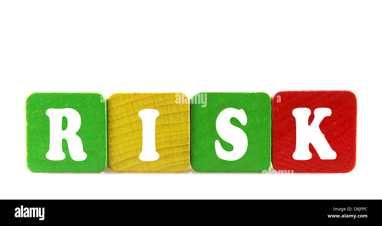 isolated text in wooden building blocks Stock Photo - Alamy