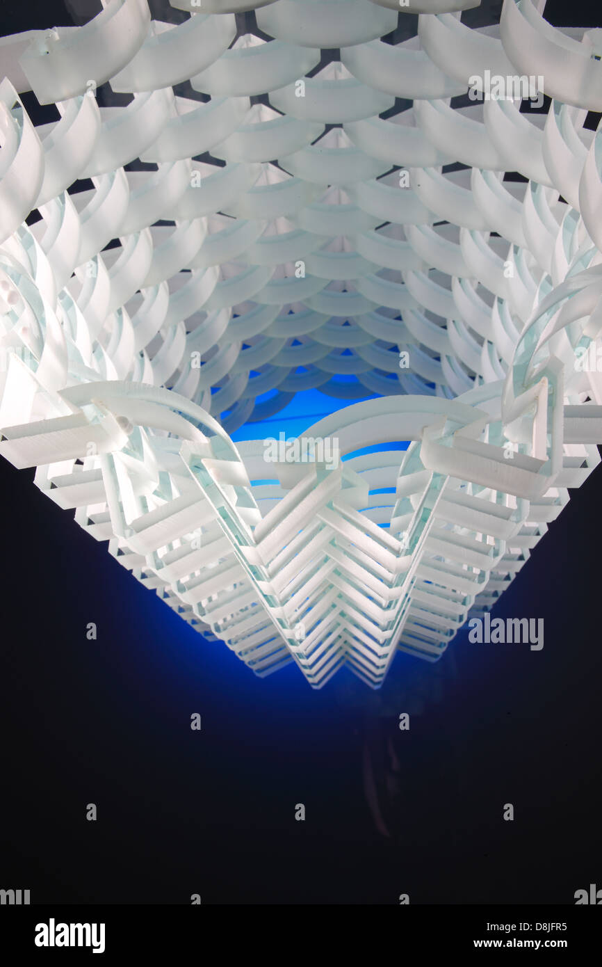 water jet cut glass Stock Photo - Alamy