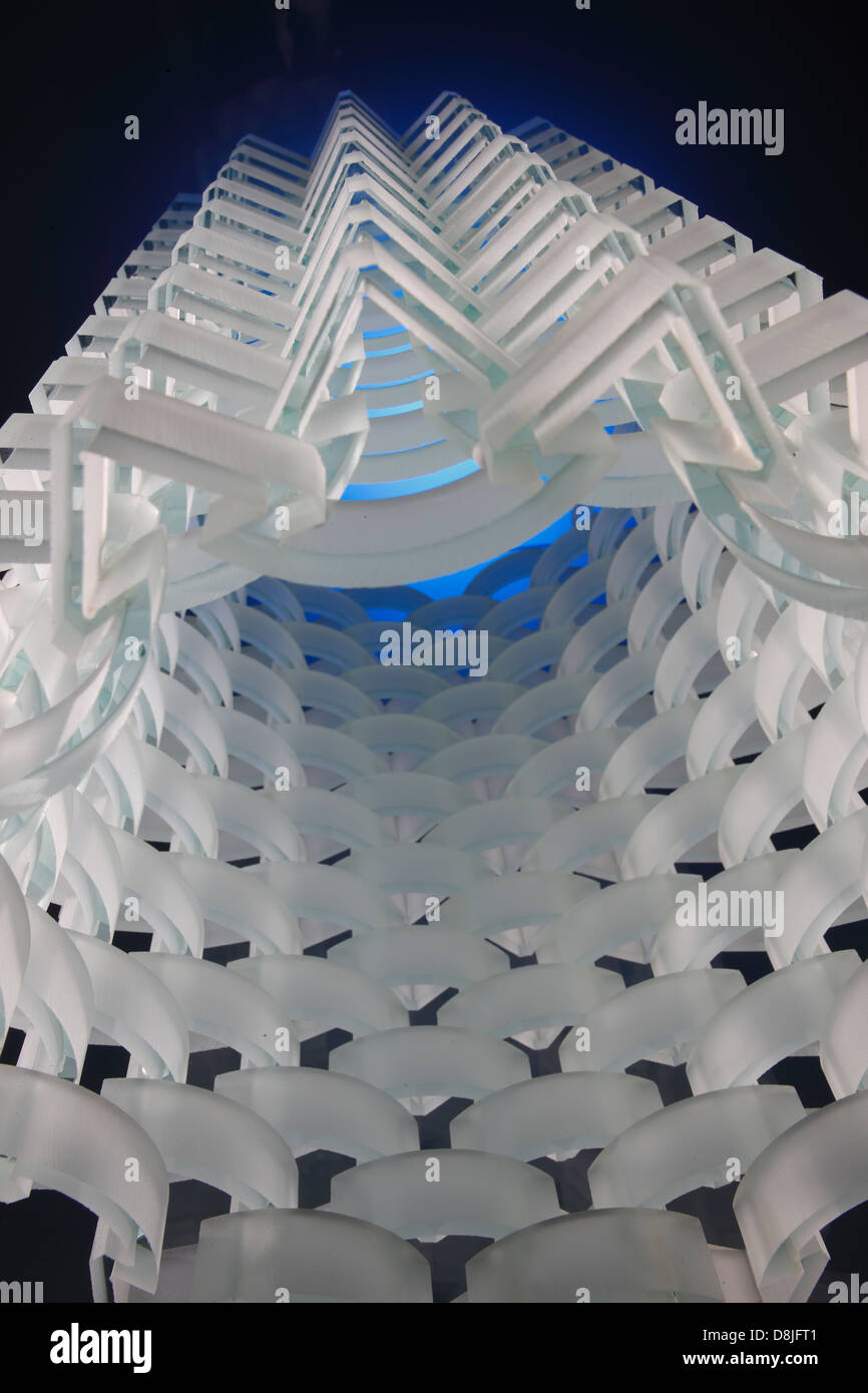 water jet cut glass Stock Photo - Alamy