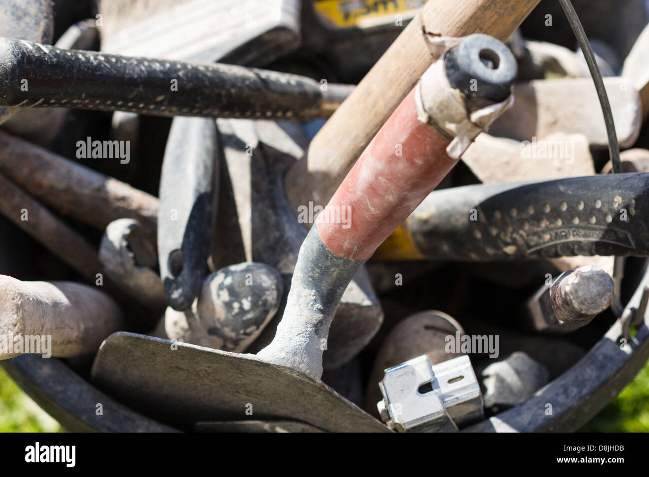 Builders tools Scotland UK Stock Photo - Alamy