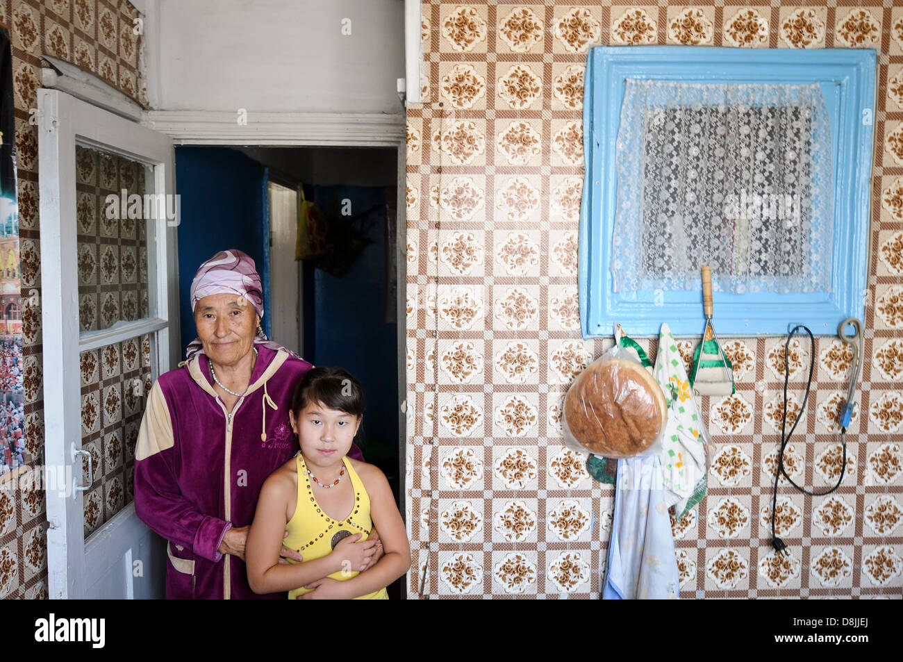 Life in a small town in Kyrgyzstan — Karakol Stock Photo - Alamy