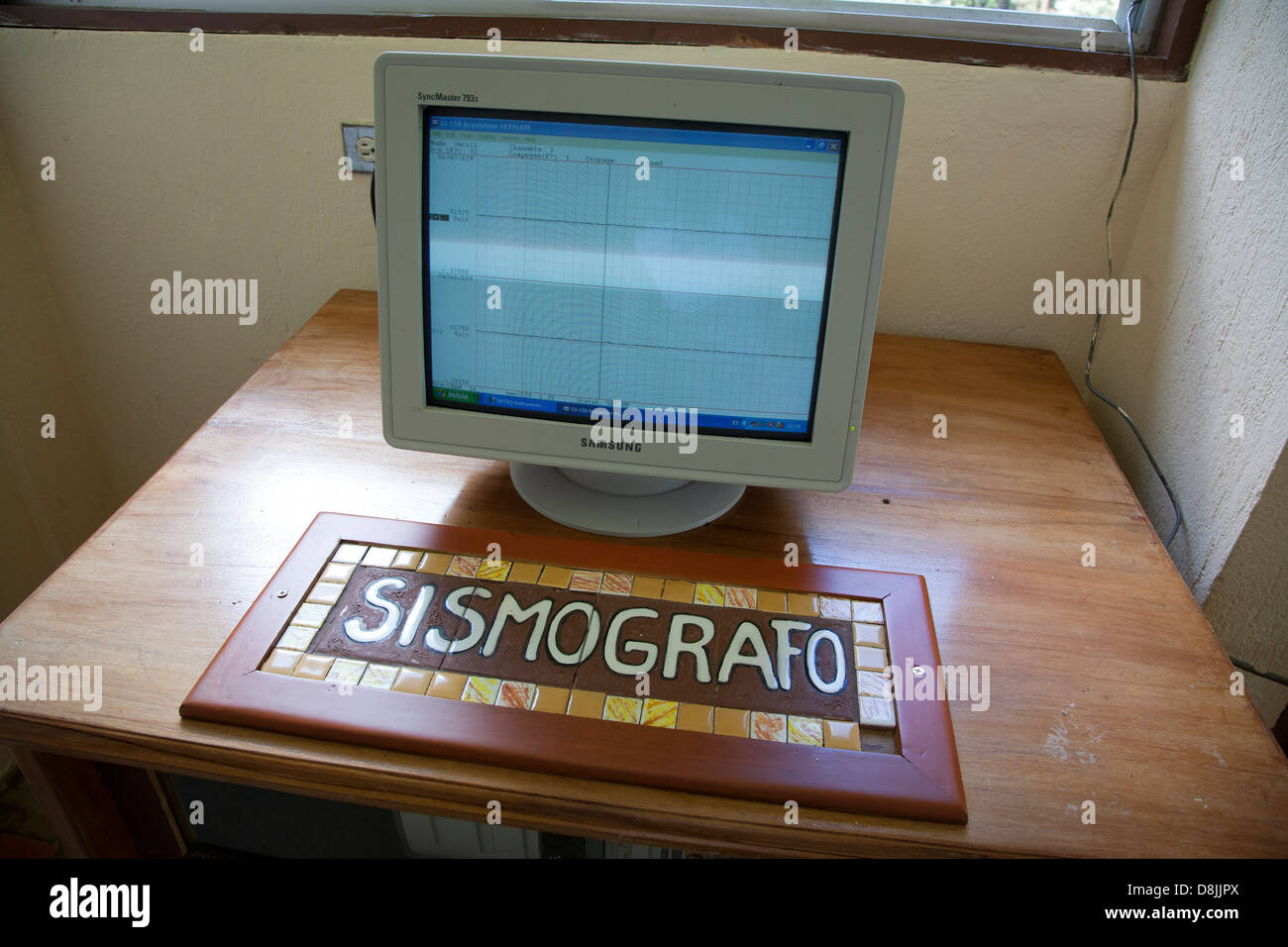 Seismograph at Arenal Observatory Lodge, Arenal Volcano, La Fortuna ...