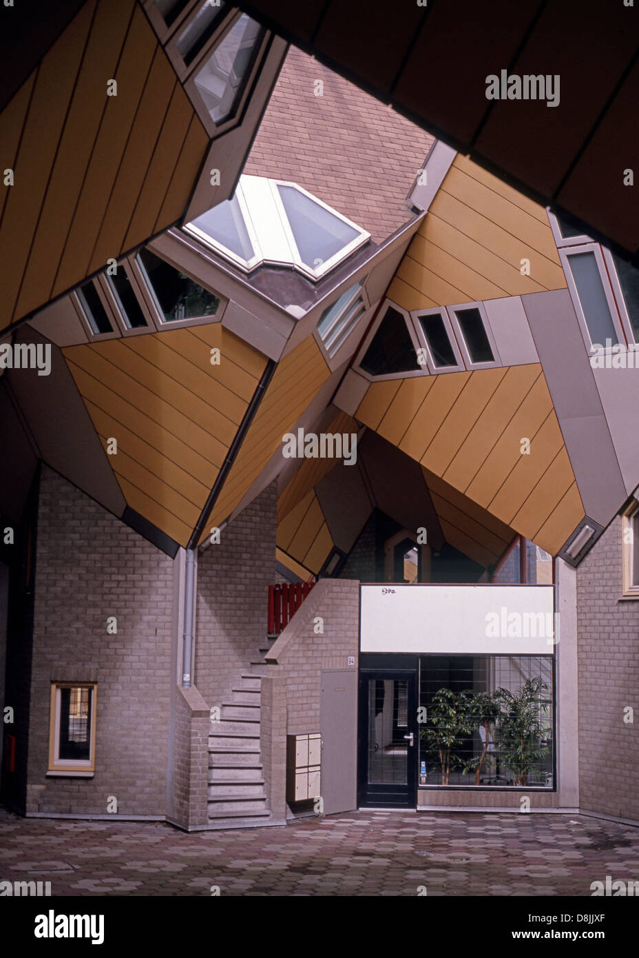 Inside the Cubic House, Rotterdam, Netherlands, Holland Stock Photo - Alamy