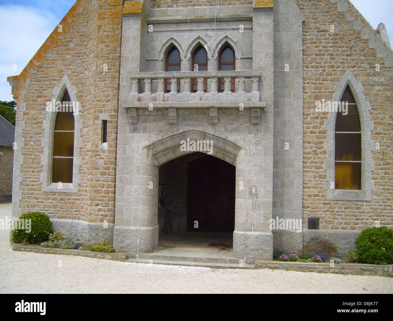 An old Catholic church, characterized by traditional architectural ...